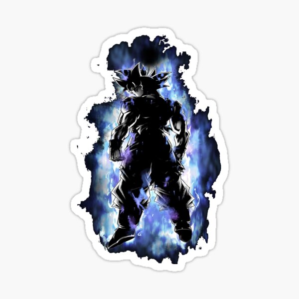 "Goku (Blue Flames)" Sticker for Sale by time183 | Redbubble