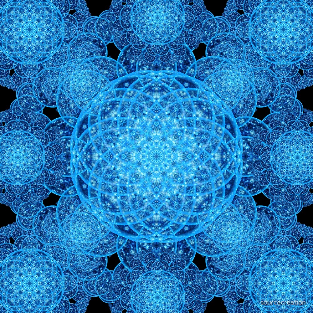 "Worlds of Ice Mandala" by sourcecreation | Redbubble