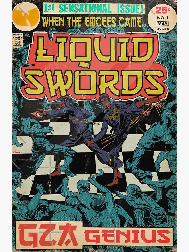 Liquid Swords Album Poster - Album Liquid Swords Poster Premium Matte ...