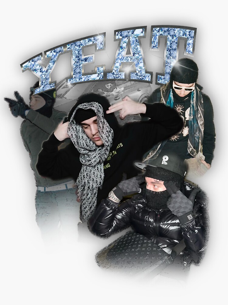 "Yeat Bootleg" Sticker for Sale by GoodLuckGojira | Redbubble