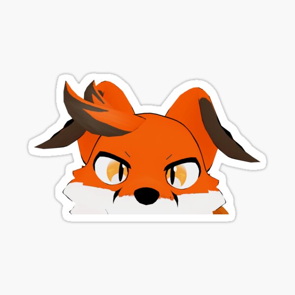 Fox Car Sticker 1 Sticker For Sale By Dragonitelife Redbubble