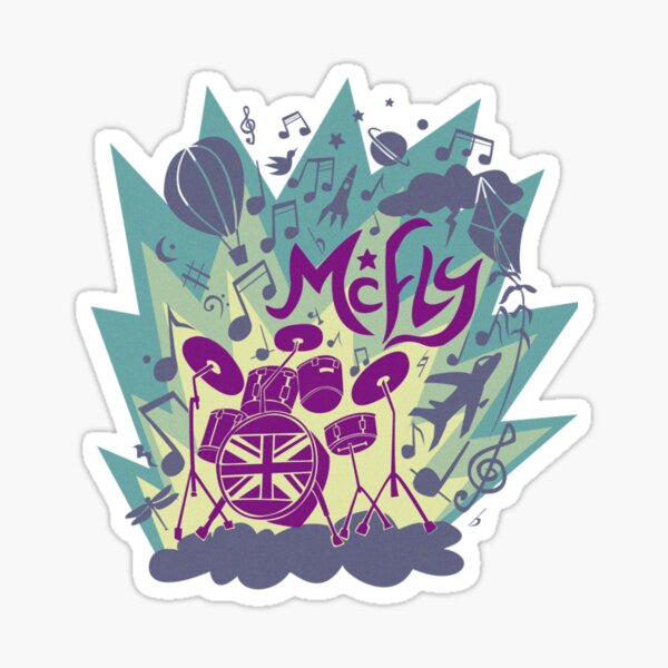 "Mcfly Band" Sticker for Sale by ChrisHernande | Redbubble
