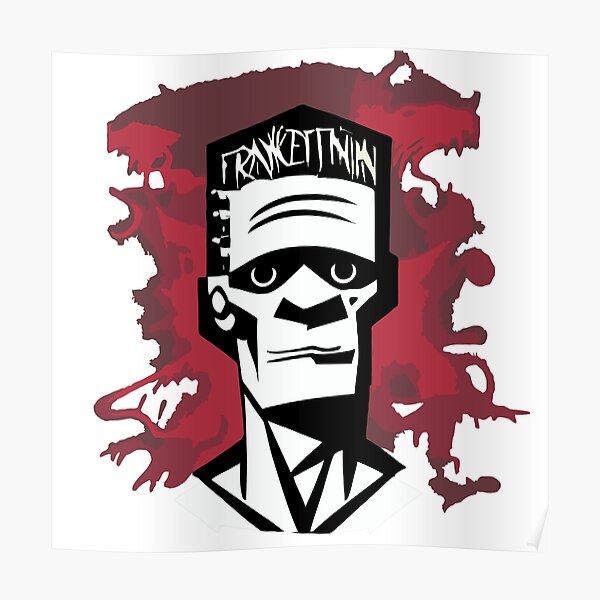 "Sad Frankenstein 1931" Poster for Sale by MindGlowArt | Redbubble