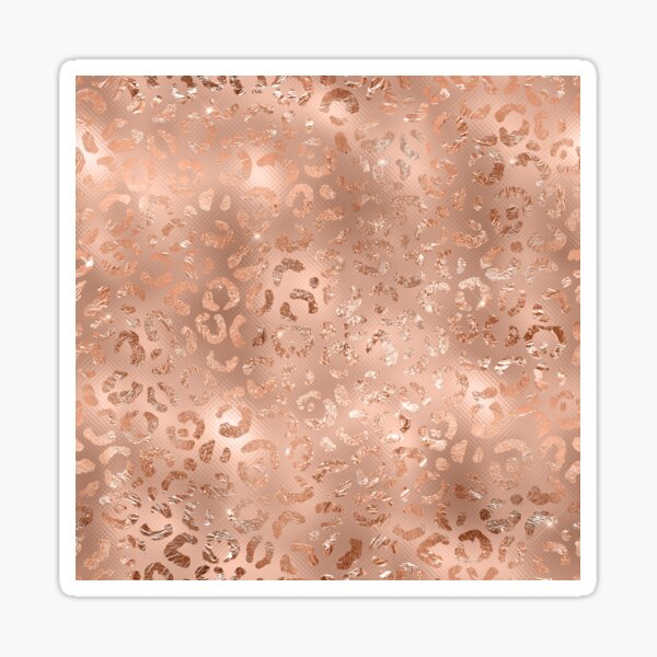 "Trendy Rose Gold Leopard Textures | Rose Gold Textures | Leopard ...