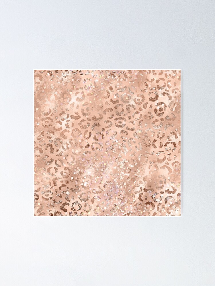 "Trendy Rose Gold Leopard Textures 1 | Rose Gold Textures | Leopard ...