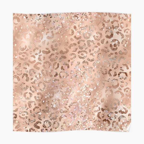 "Trendy Rose Gold Leopard Textures 1 | Rose Gold Textures | Leopard ...