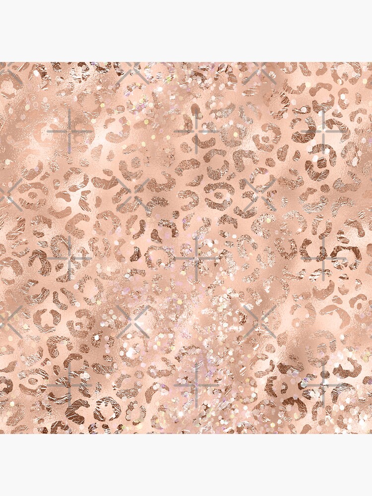 "Trendy Rose Gold Leopard Textures 1 | Rose Gold Textures | Leopard ...