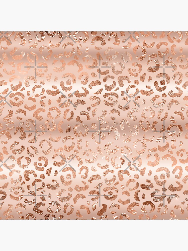 "Trendy Rose Gold Leopard Textures 2 | Rose Gold Textures | Leopard ...