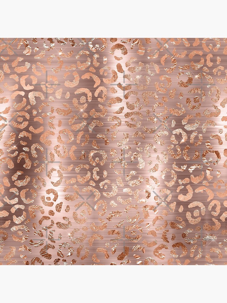 "Trendy Rose Gold Leopard Textures 3 | Rose Gold Textures | Leopard ...
