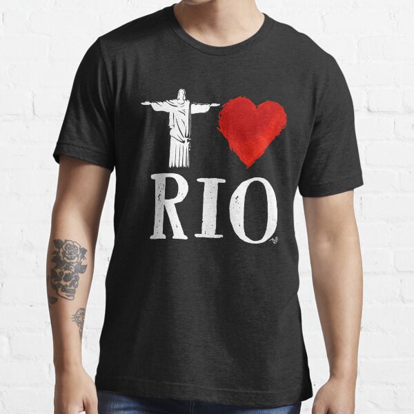 "I Heart Rio de Janeiro (remix) by Tai's Tees" T-shirt for Sale by ...