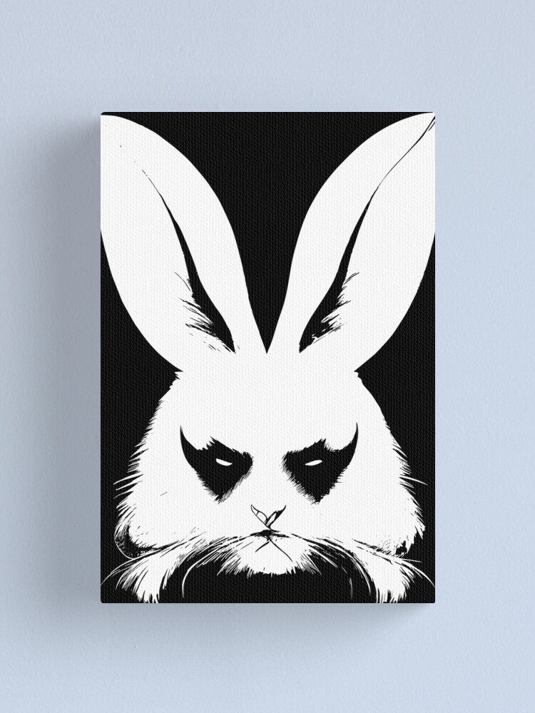 "White Rabbit - The 7 Deadly Sins Collection | Art of AI" Canvas Print ...