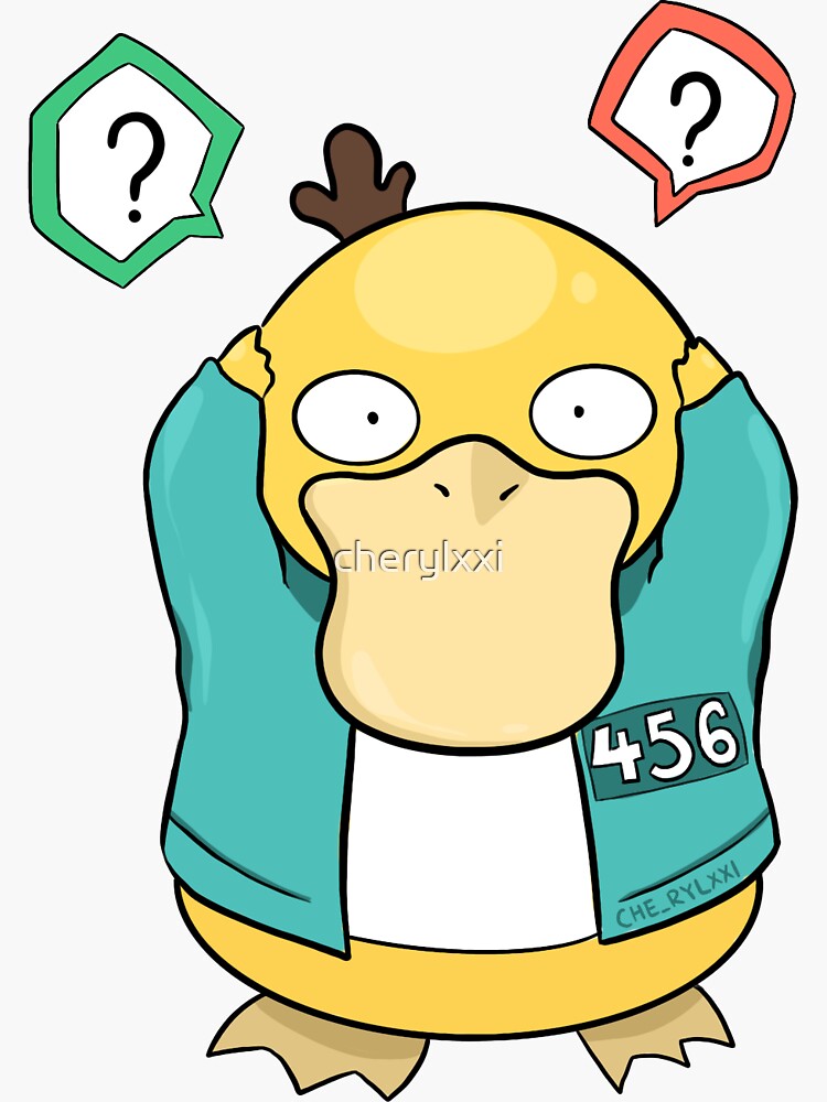 "Confused Duck" Sticker for Sale by cherylxxi | Redbubble