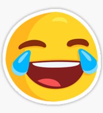 Pleurer Emoji Rire: Stickers | Redbubble