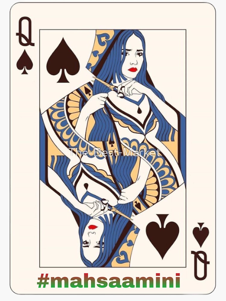 "stand with Iranian womens mahsa amini" Sticker for Sale by The-Best ...