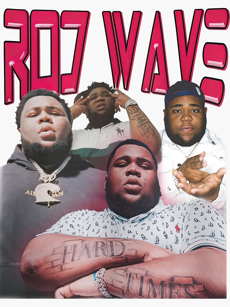 "Rod Wave Rapper 90s" Sticker for Sale by KeliEngman | Redbubble