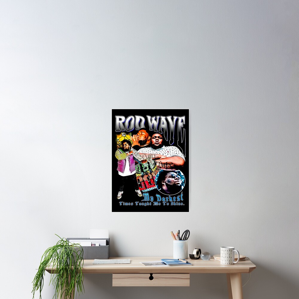 "Rod Wave Vintage 90" Poster for Sale by KeliEngman | Redbubble