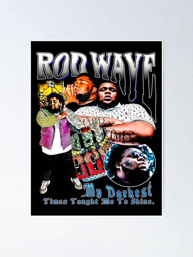 "Rod Wave Vintage 90" Poster for Sale by KeliEngman | Redbubble