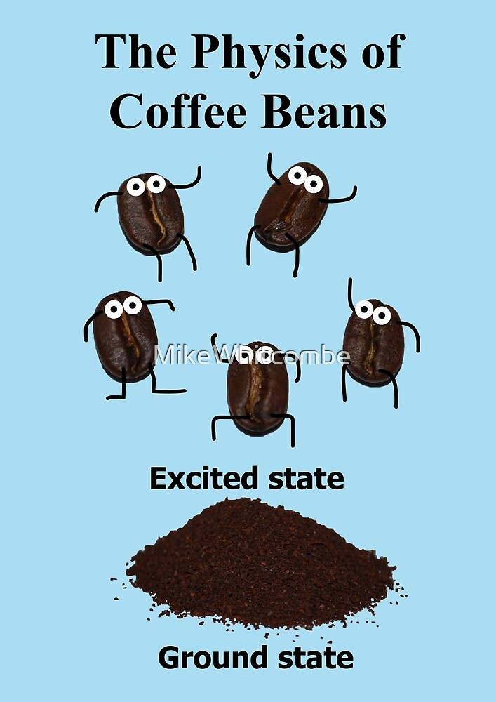 "The Physics of Coffee Beans" by MikeWhitcombe | Redbubble