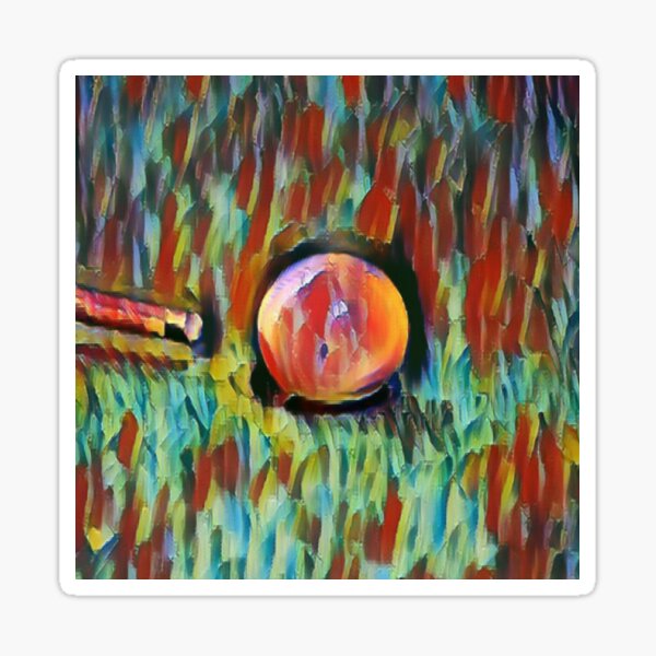 "Cue Ball Snooker Rainbow Art" Sticker for Sale by RainbowLush | Redbubble