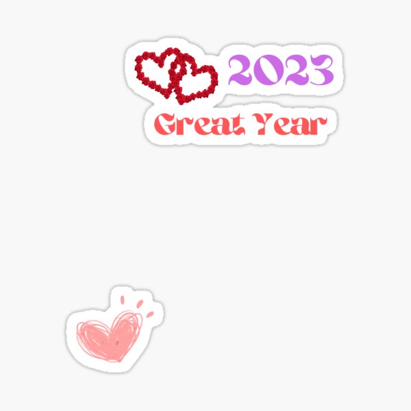 "Welcome 2023" Sticker for Sale by gallaryart | Redbubble