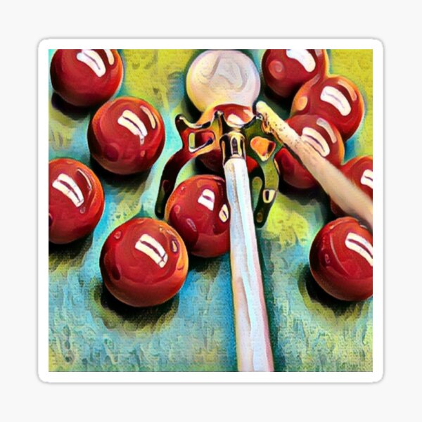 "Snooker Frame Rainbow Art" Sticker for Sale by RainbowLush | Redbubble
