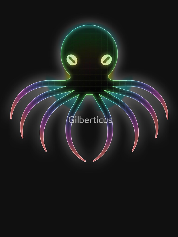 "Techno Octopus" T-shirt for Sale by Gilberticus | Redbubble | octopus ...