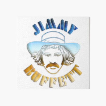 "Best Seller Of Musician Most Popular By Jimmy Buffett" Art Board Print ...