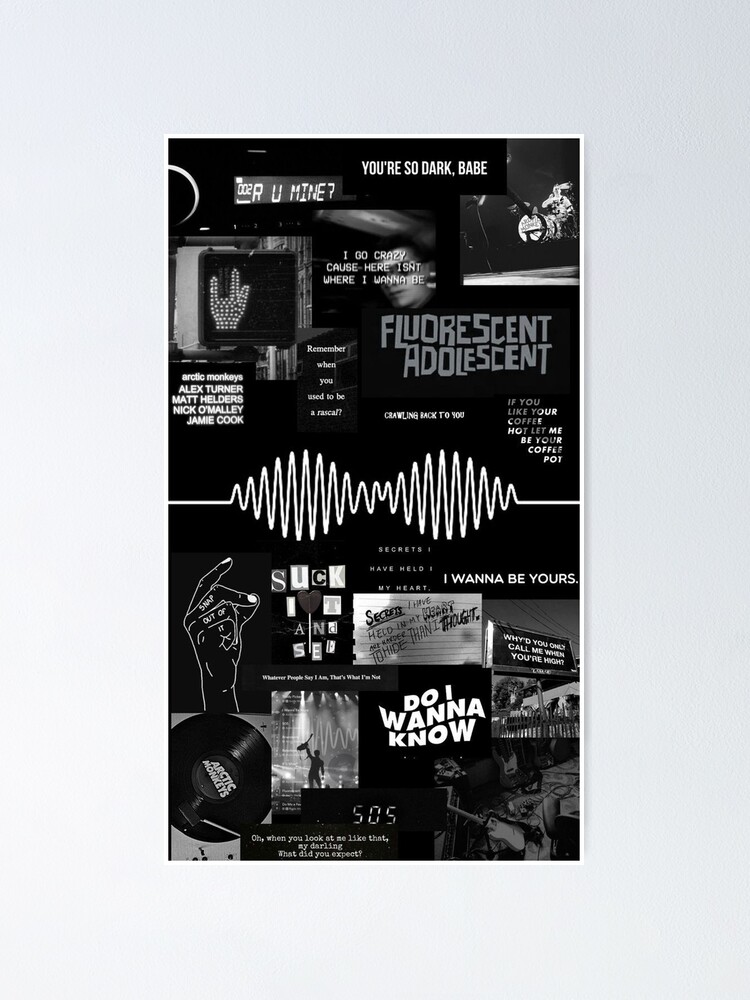 "DO I WANNA KNOW" Poster for Sale by baladoilson | Redbubble