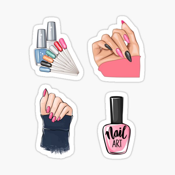 "Nails Day - Gentle manicure - Making Nails" Sticker for Sale by ...