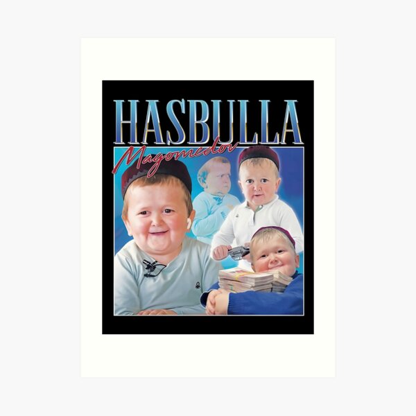 "" Hasbulla Magomedov Homage Funny Internet Icon Legend Meme "" Art ...