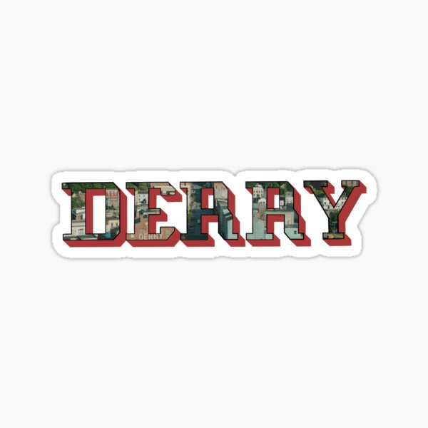 "Derry" Sticker for Sale by Mopfella | Redbubble
