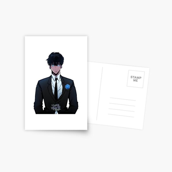 "Sung Drip Woo.... : sololevelingSung jin-woo" Postcard for Sale by ...
