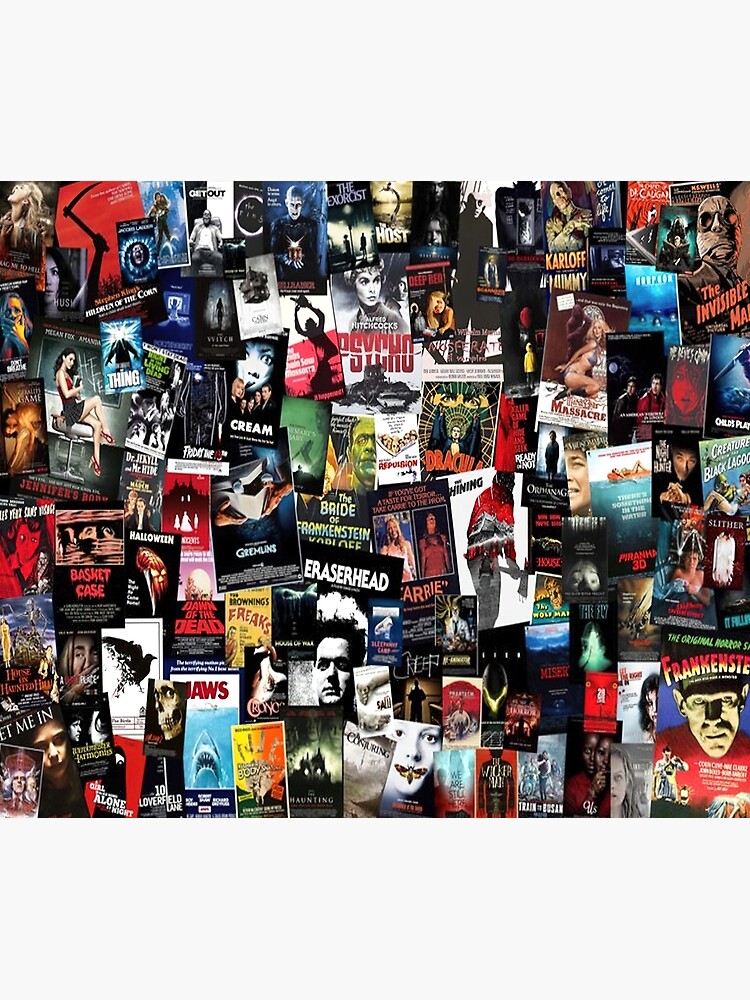 100 Best Horror Movies Shower Curtain sold by AjohneRodney mpa | SKU ...