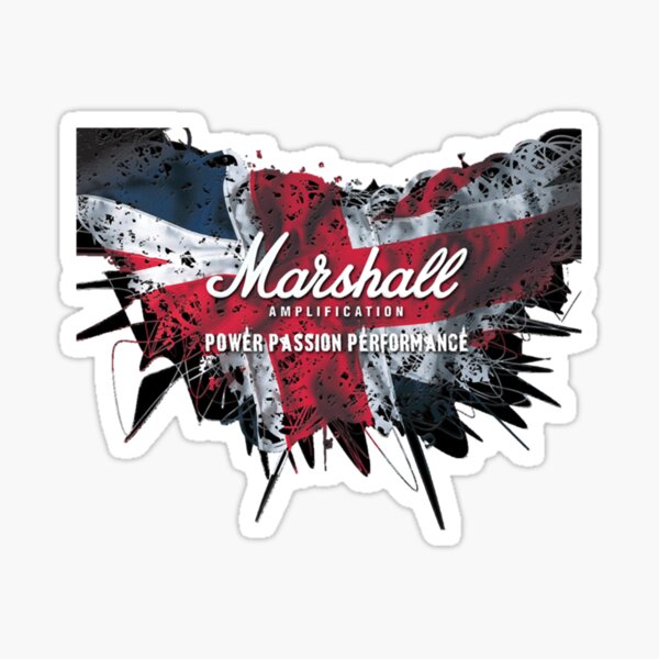 "Marshall Guitar Amplifier" Sticker for Sale by Charitaylor | Redbubble