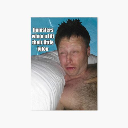 "Limmy Waking Up Guy Meme" Art Board Print for Sale by fomodesigns ...