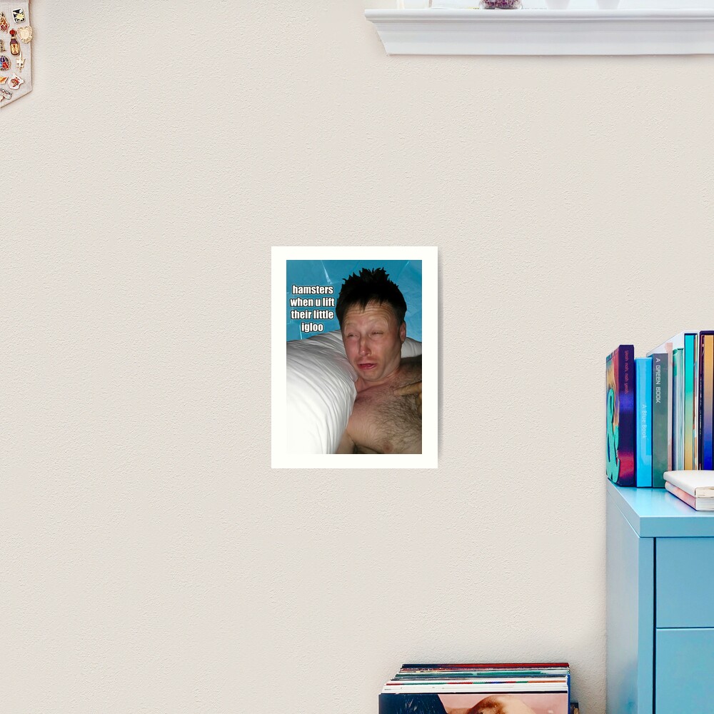 "Limmy Waking Up Guy Meme" Art Print for Sale by fomodesigns | Redbubble
