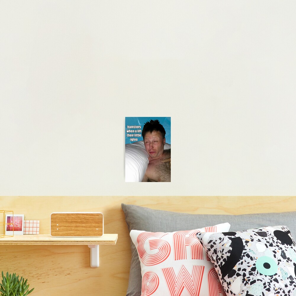 "Limmy Waking Up Guy Meme" Photographic Print for Sale by fomodesigns ...