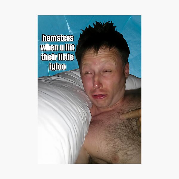 "Limmy Waking Up Guy Meme" Photographic Print for Sale by fomodesigns ...