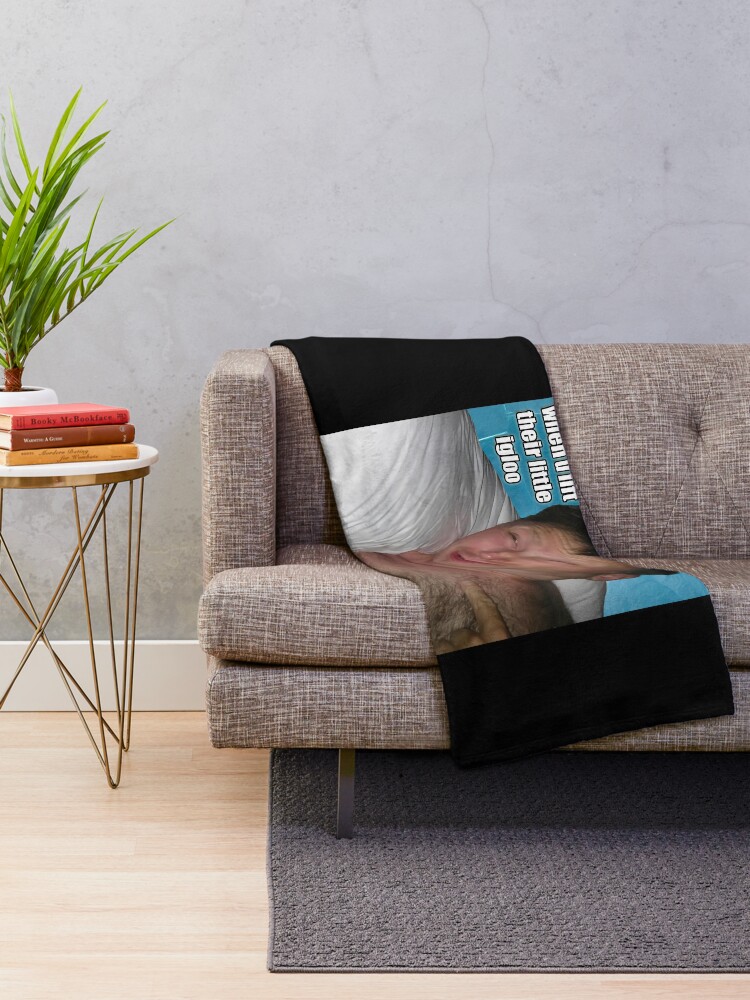 "Limmy Waking Up Guy Meme" Throw Blanket for Sale by fomodesigns ...