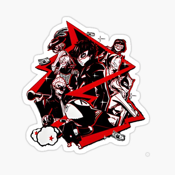 "" Persona 5 game"" Sticker for Sale by PierredKuhn | Redbubble