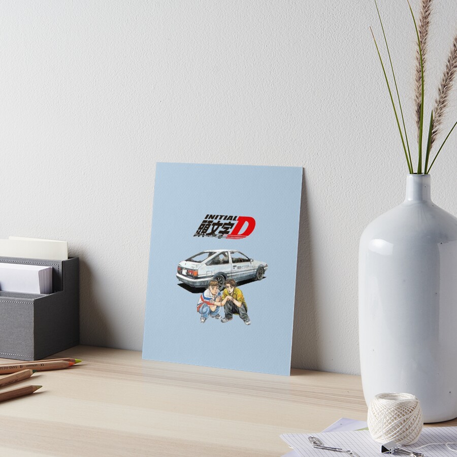 "Initial D Takumi and Itsuki" Poster for Sale by MaximusKova | Redbubble