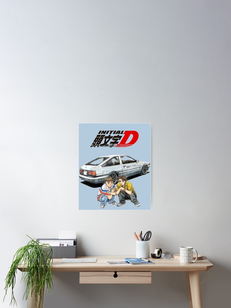 "Initial D Takumi and Itsuki" Poster for Sale by MaximusKova | Redbubble