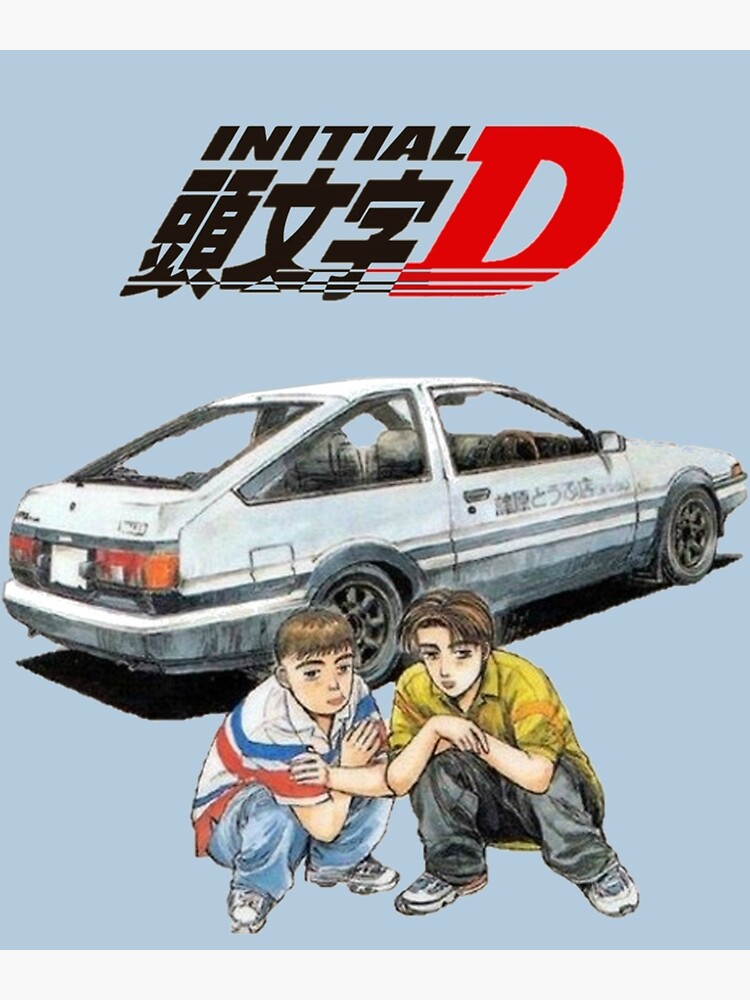 "Initial D Takumi and Itsuki" Poster for Sale by MaximusKova | Redbubble