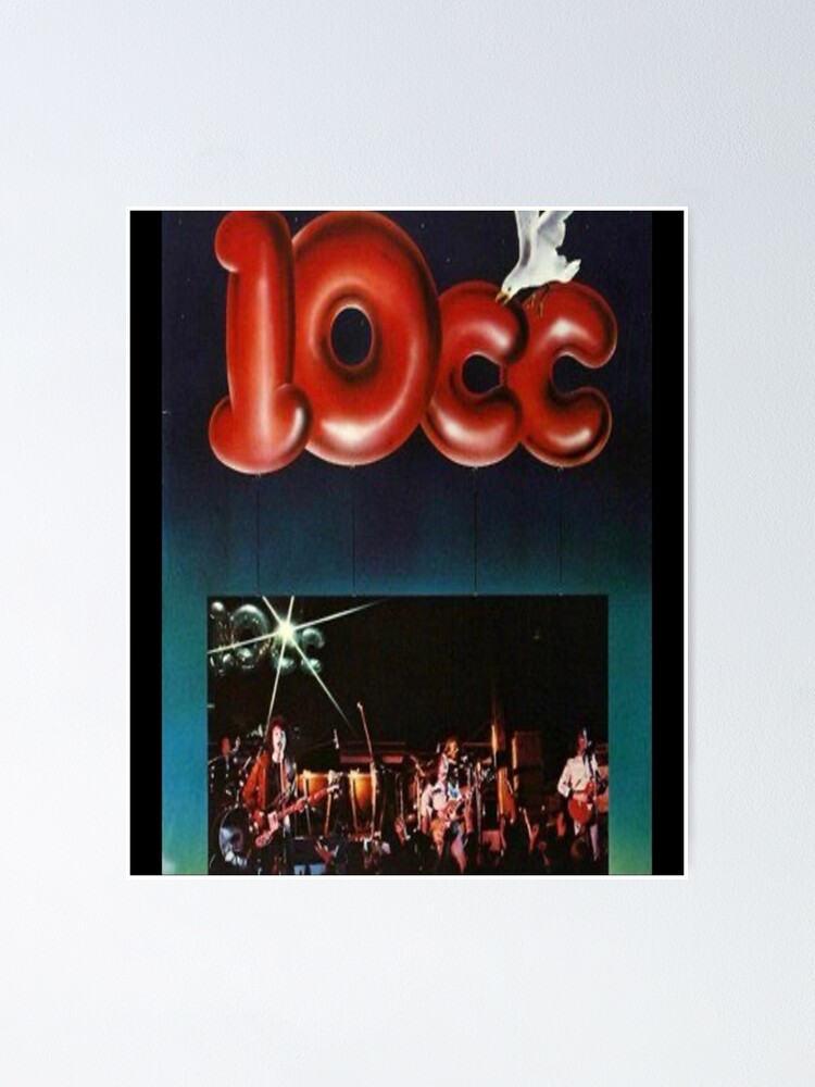"10cc band logo" Poster for Sale by AUDREZENBERGER | Redbubble