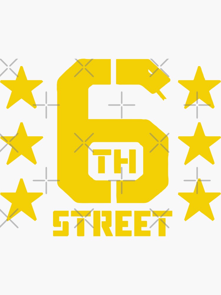 "Copy of 6th street graffiti White Gang" Sticker for Sale by ...