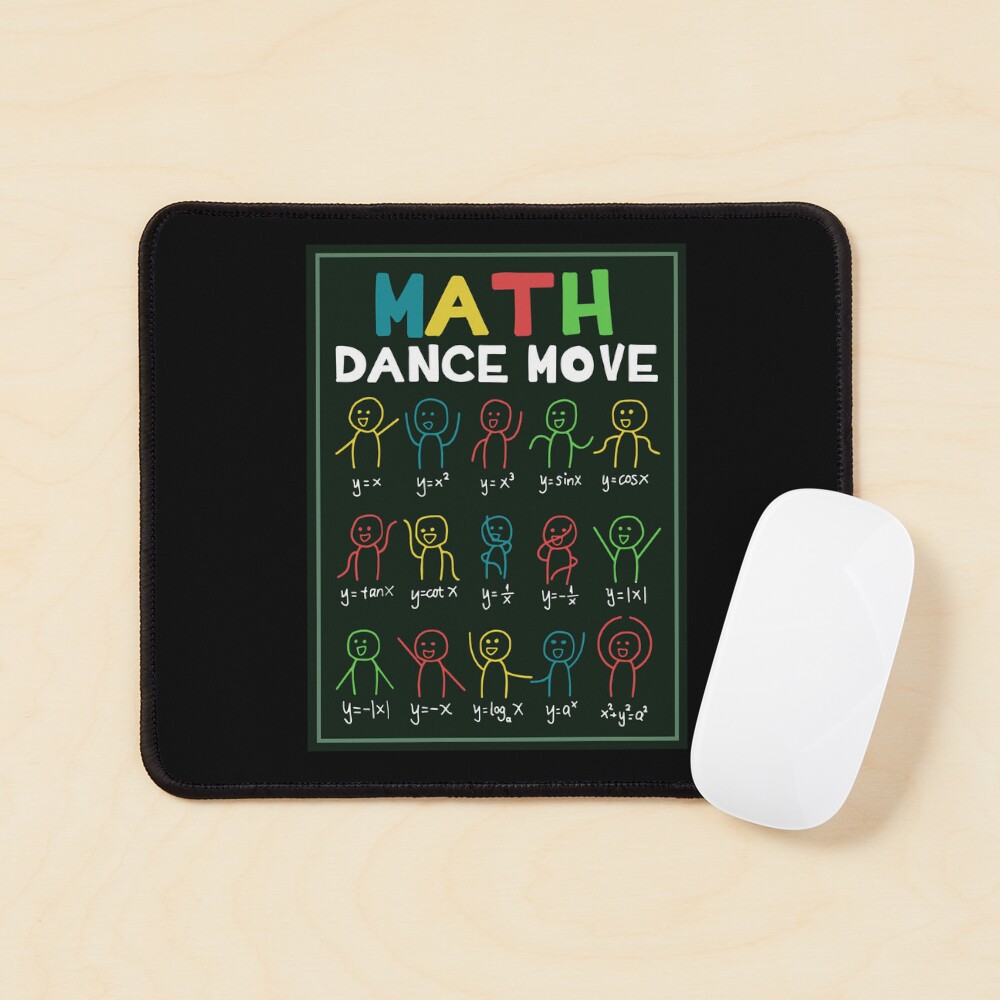 "Math Graph Math Teacher Loves Mathematics Math Dance Move" Poster for ...