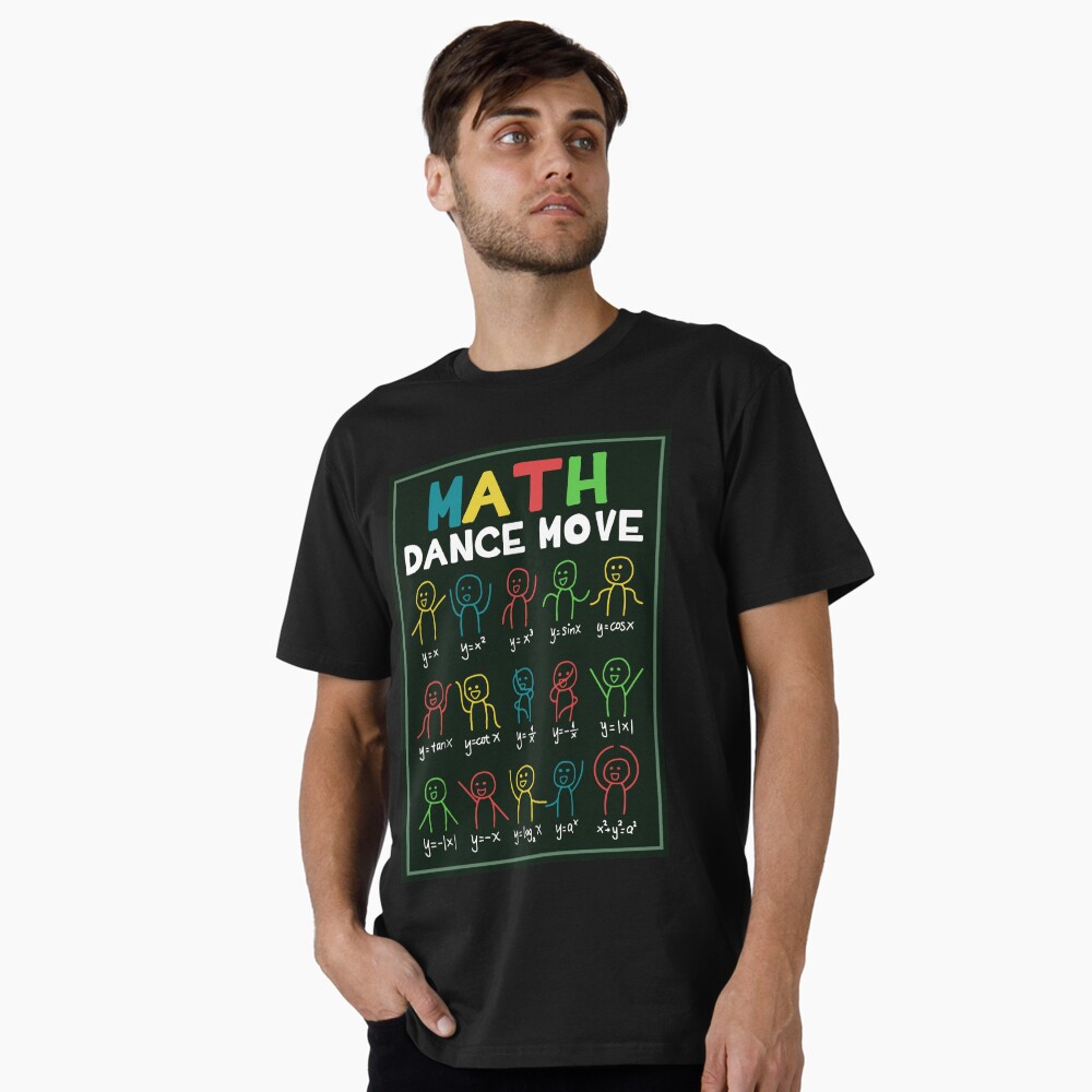 "Math Graph Math Teacher Loves Mathematics Math Dance Move ...