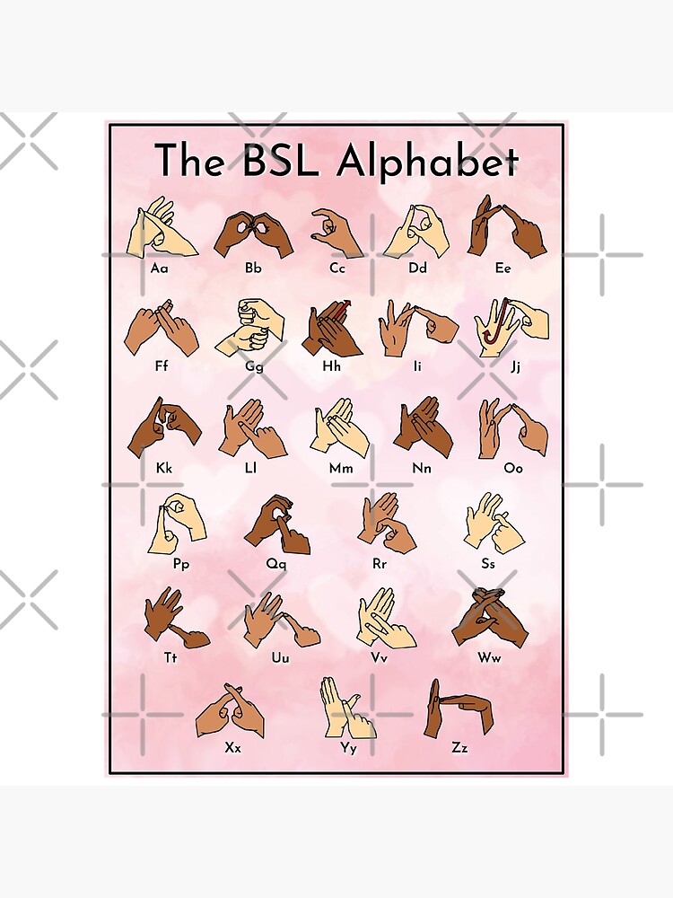 "Auslan Sign Language" Art Print for Sale by art-master1 | Redbubble