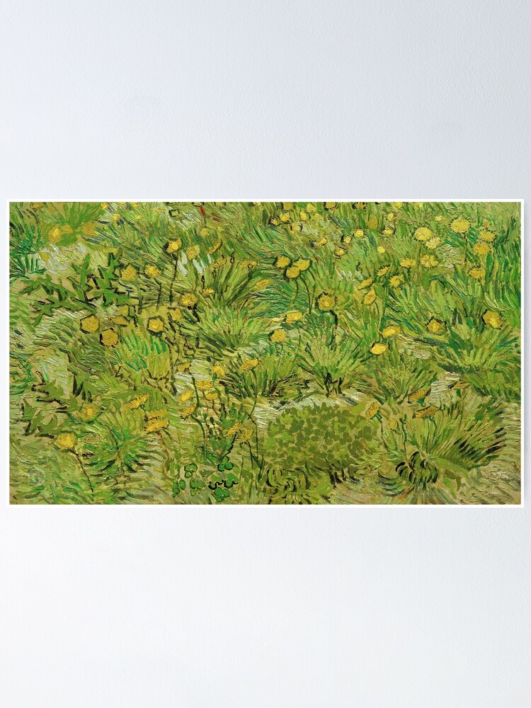"Les pissenlits (Dandelions) Vincent van Gogh" Poster for Sale by ...