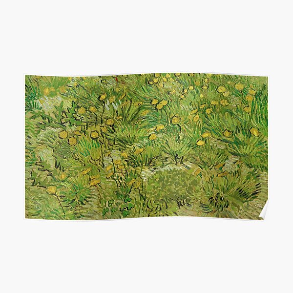 "Les pissenlits (Dandelions) Vincent van Gogh" Poster for Sale by ...